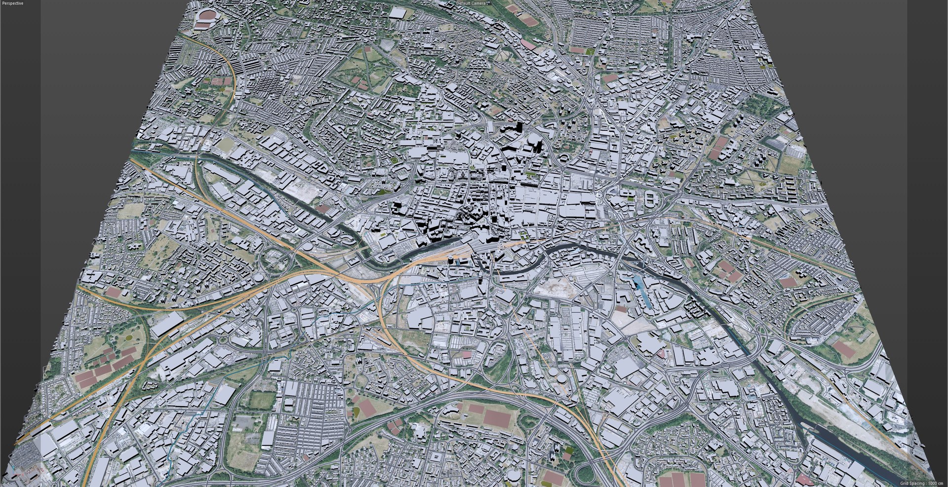 3D Leeds Downtown UK - TurboSquid 1989270