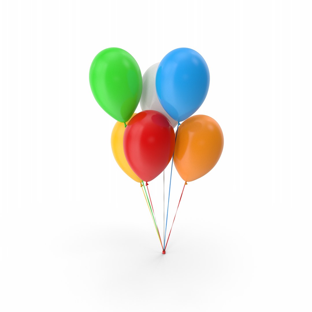 Balloons 3D model - TurboSquid 1949208