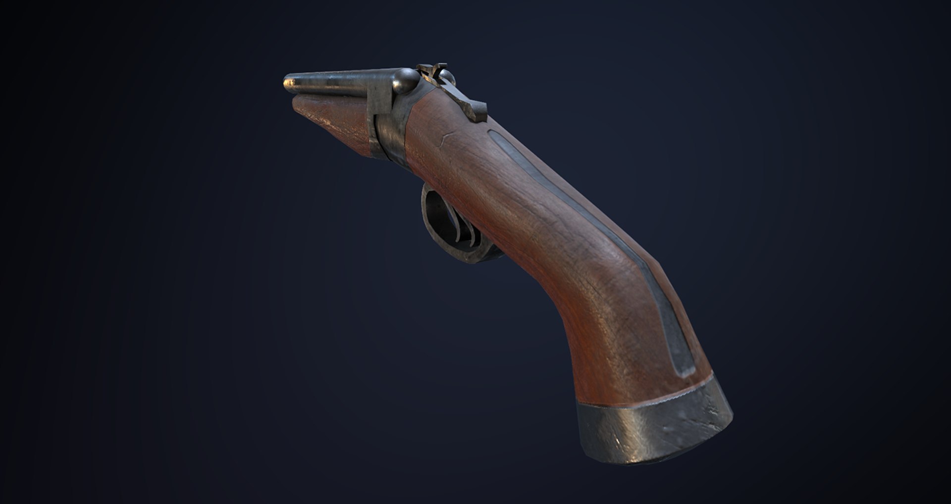 3D Obrez Pistol - TurboSquid 1235669