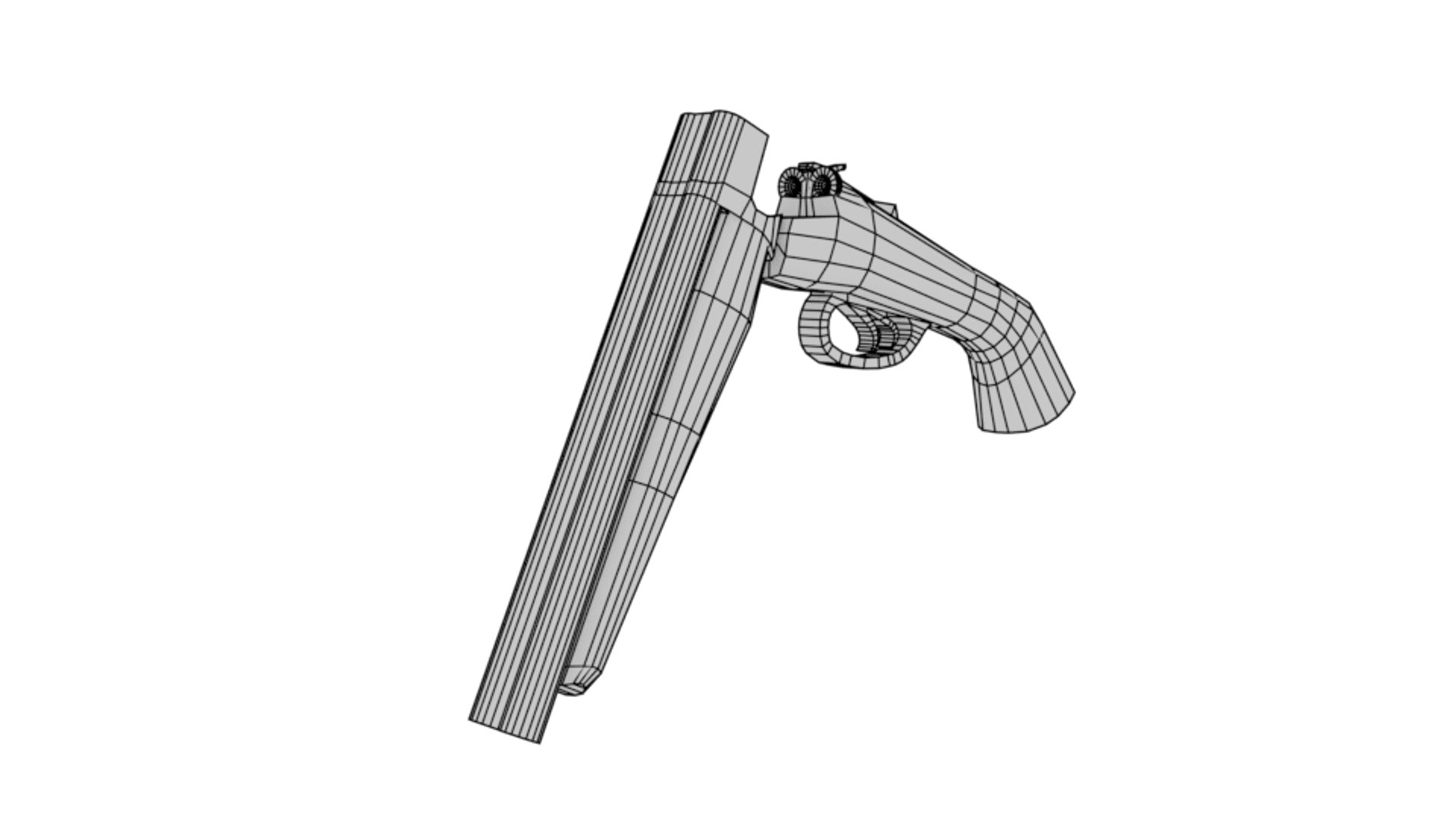 3D Obrez Pistol - TurboSquid 1235669