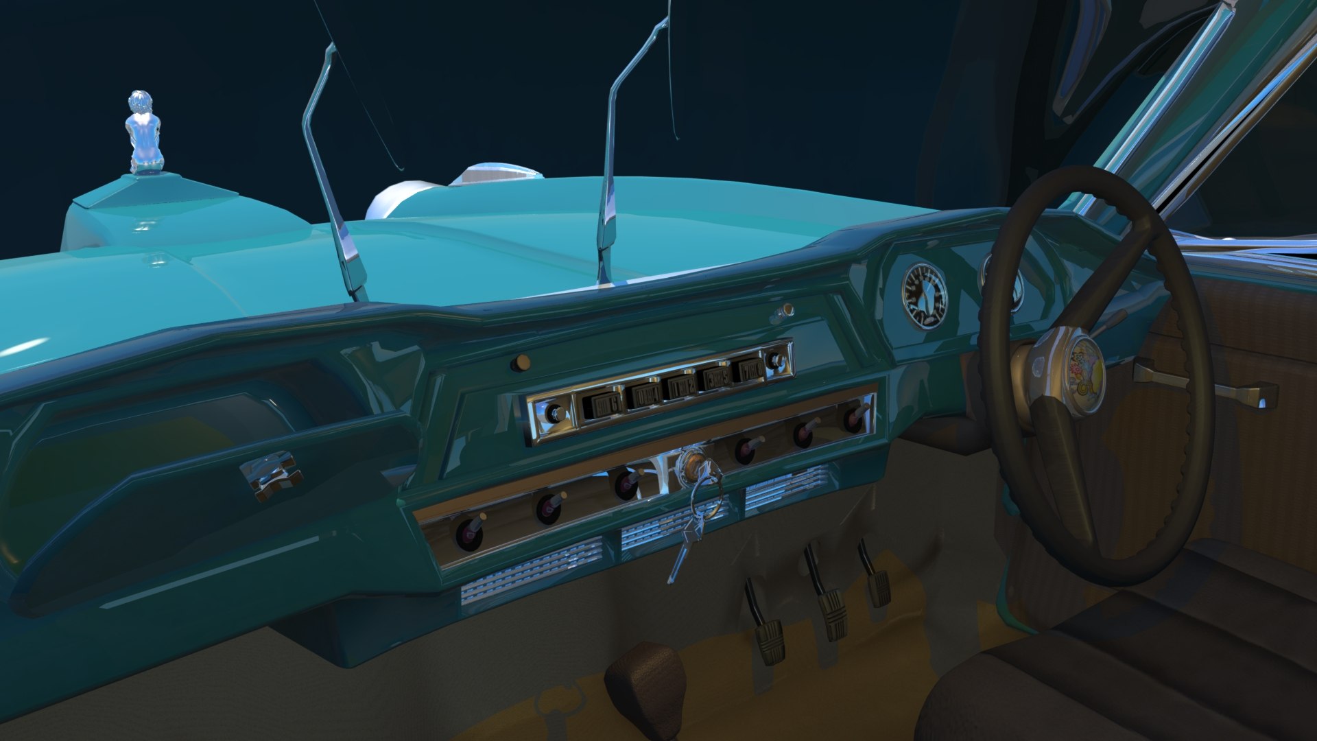 3D 1970 Austin Cambridge Car Model - TurboSquid 1224256