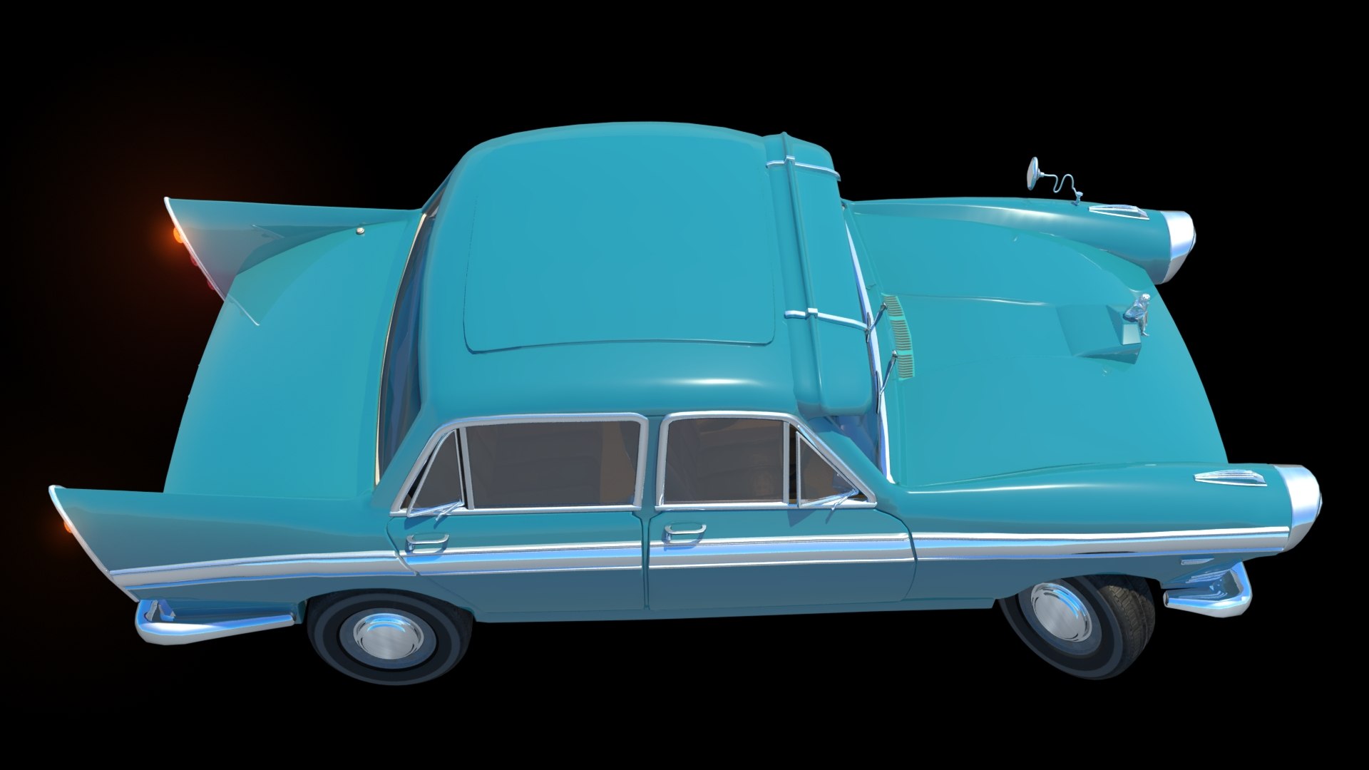 3D 1970 Austin Cambridge Car Model - TurboSquid 1224256