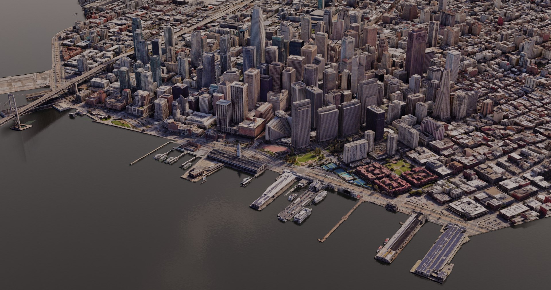 SanFrancisco-City-Skyline 3D Model - TurboSquid 1975314