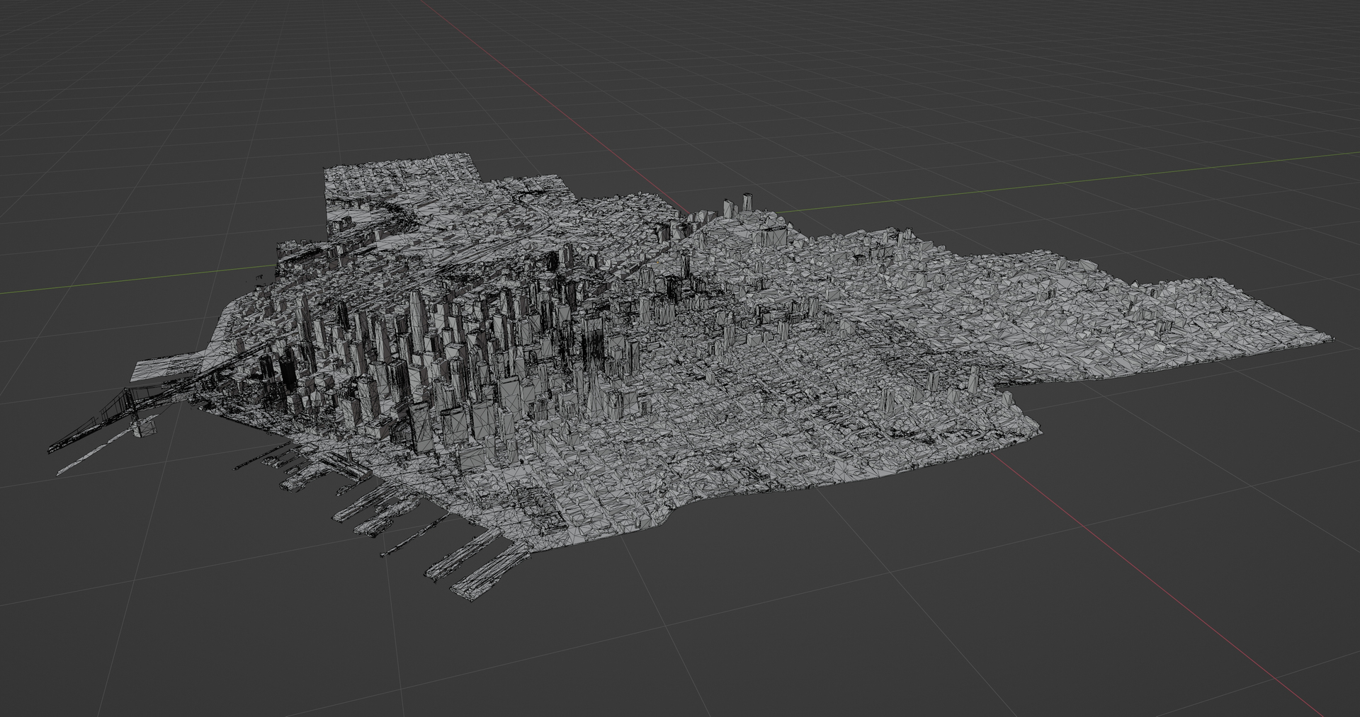 SanFrancisco-City-Skyline 3D model - TurboSquid 1975314