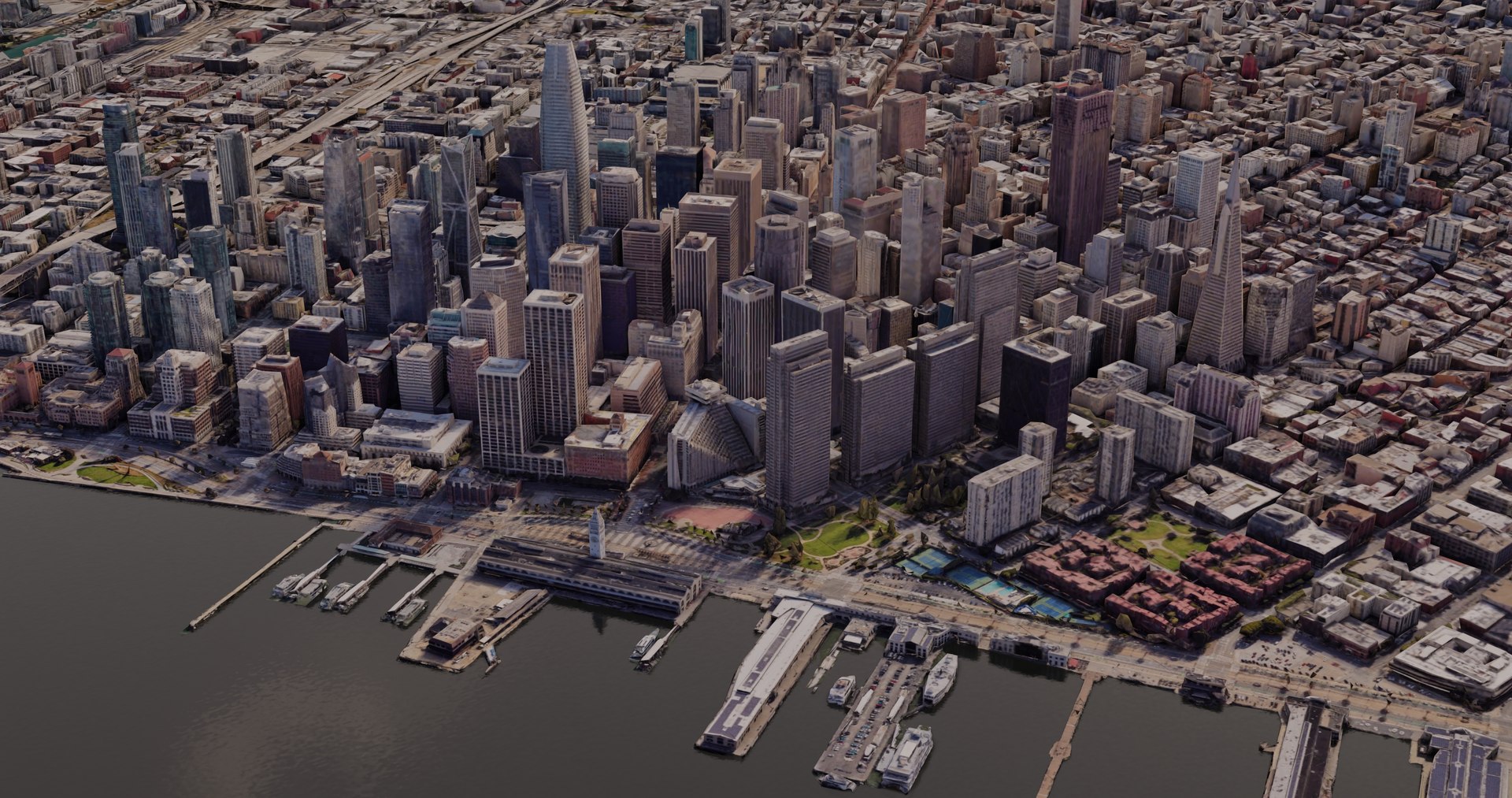 SanFrancisco-City-Skyline 3D Model - TurboSquid 1975314