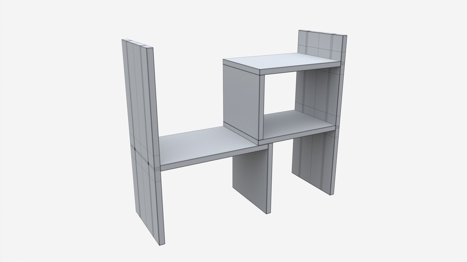 Desktop Organizer Storage Rack 3D Model - TurboSquid 1967424