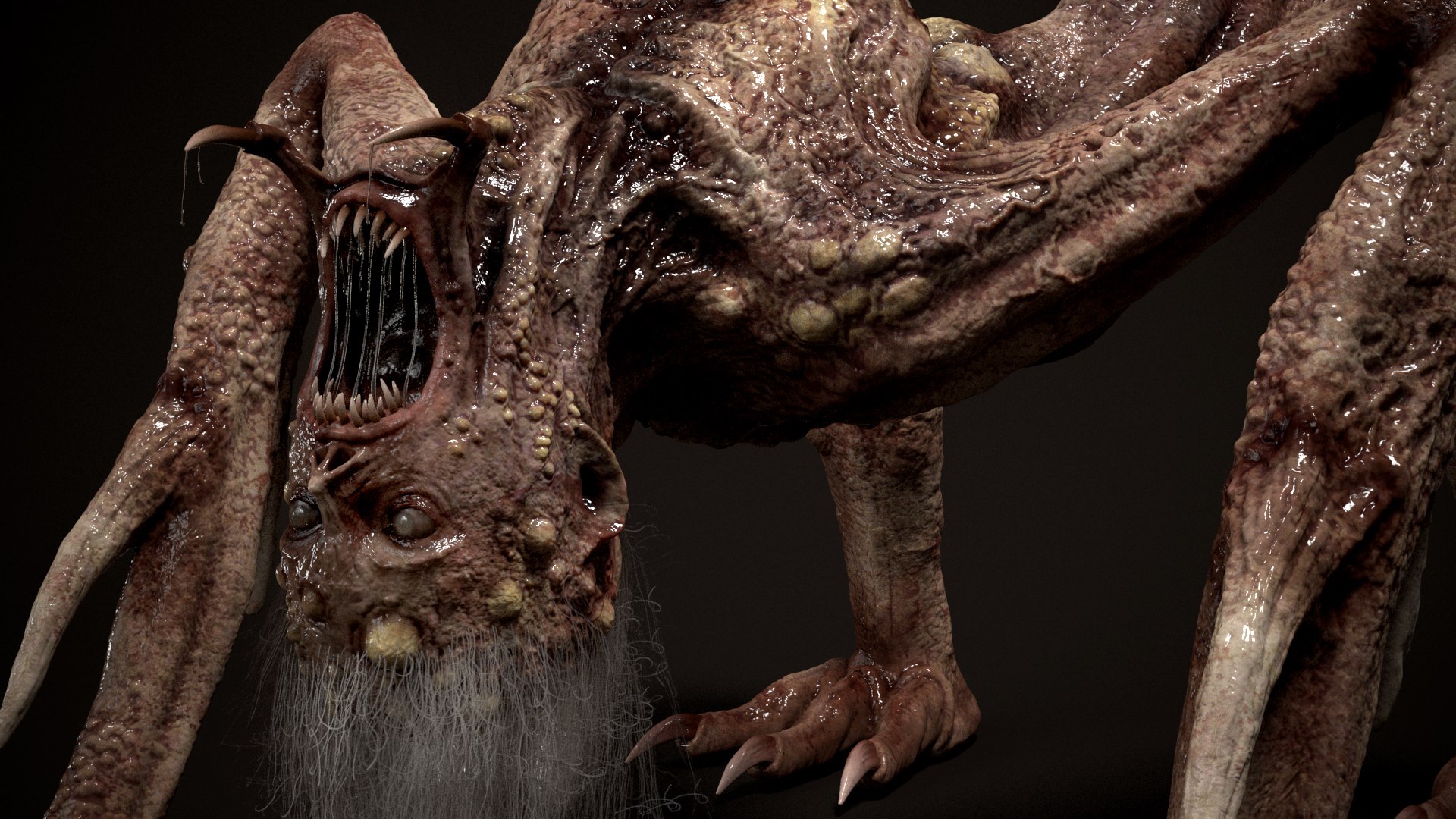 3D Mutant Spider Lady - TurboSquid 2342091