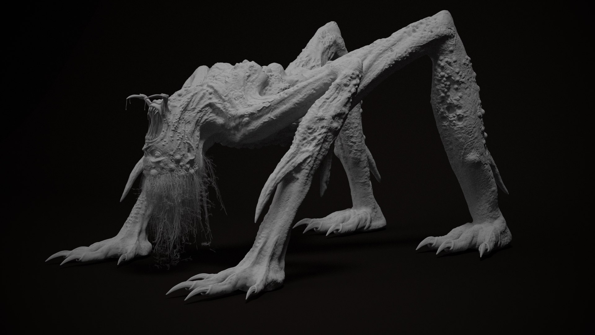 3D Mutant Spider Lady - TurboSquid 2342091