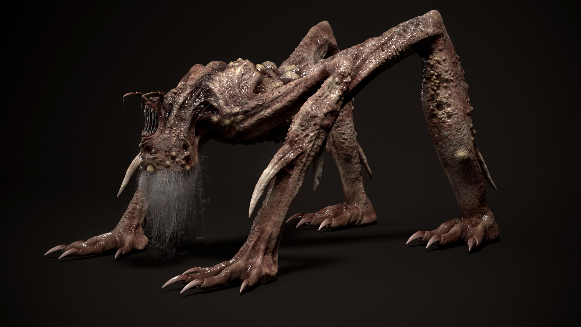 3D Mutant Spider Lady - TurboSquid 2342091
