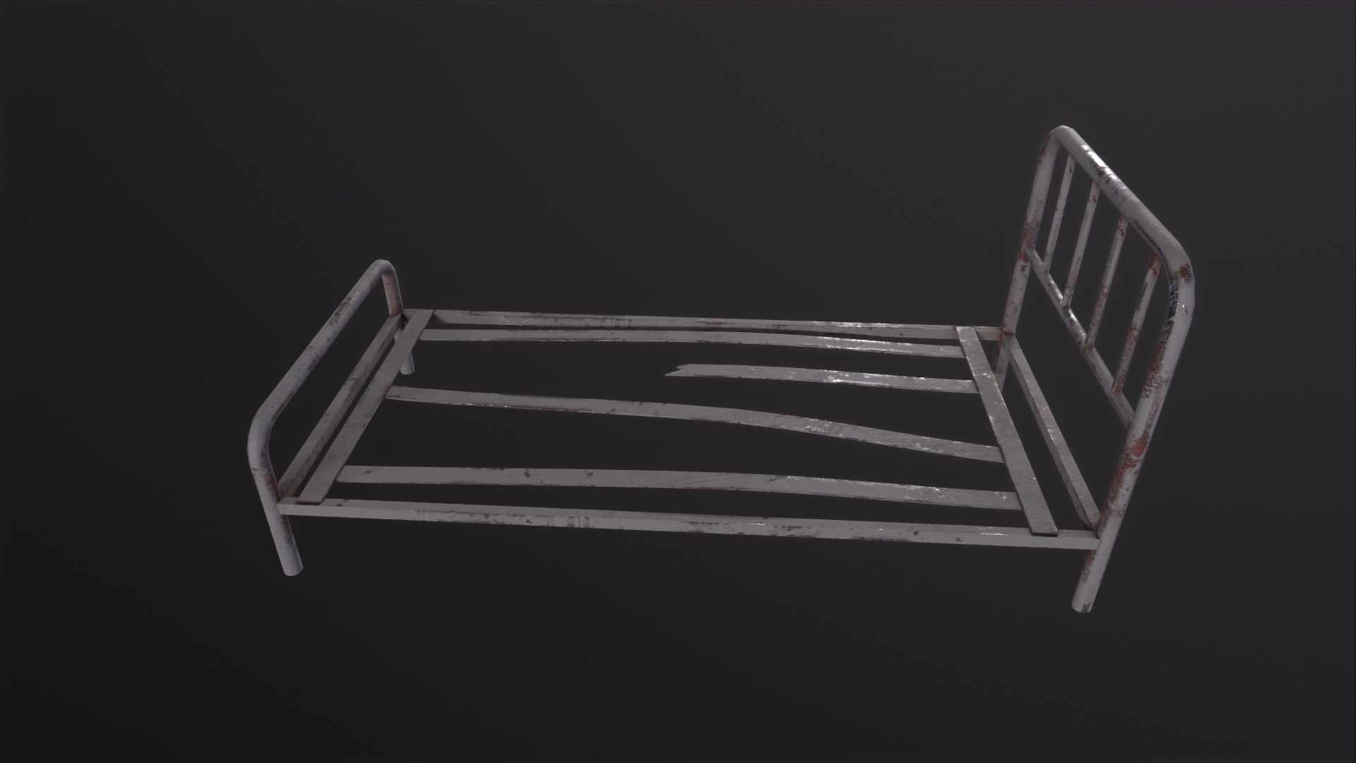 3D Model Rusty Bed - TurboSquid 2123142