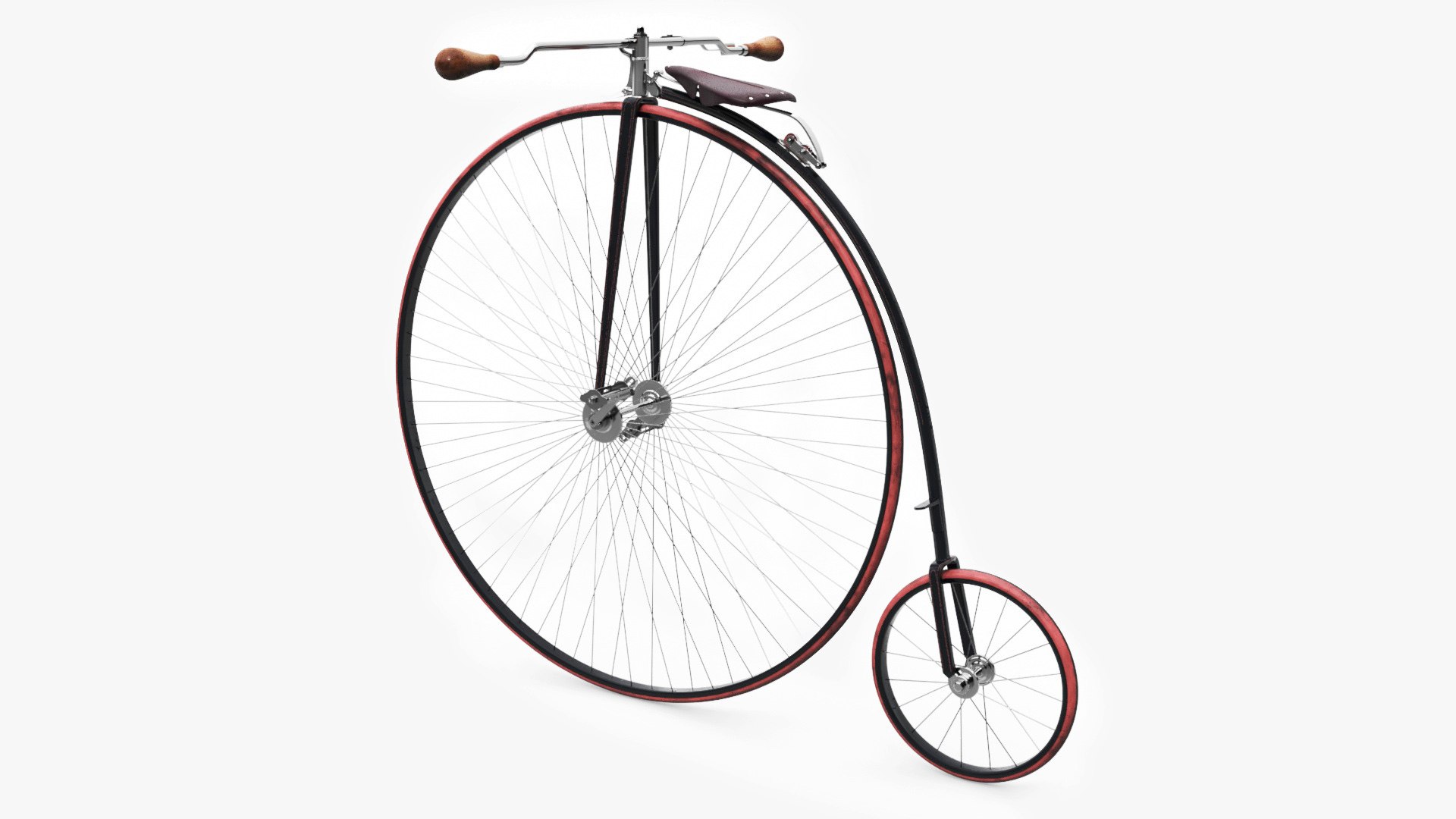 Antique High Wheeler 3D Model - TurboSquid 2326278