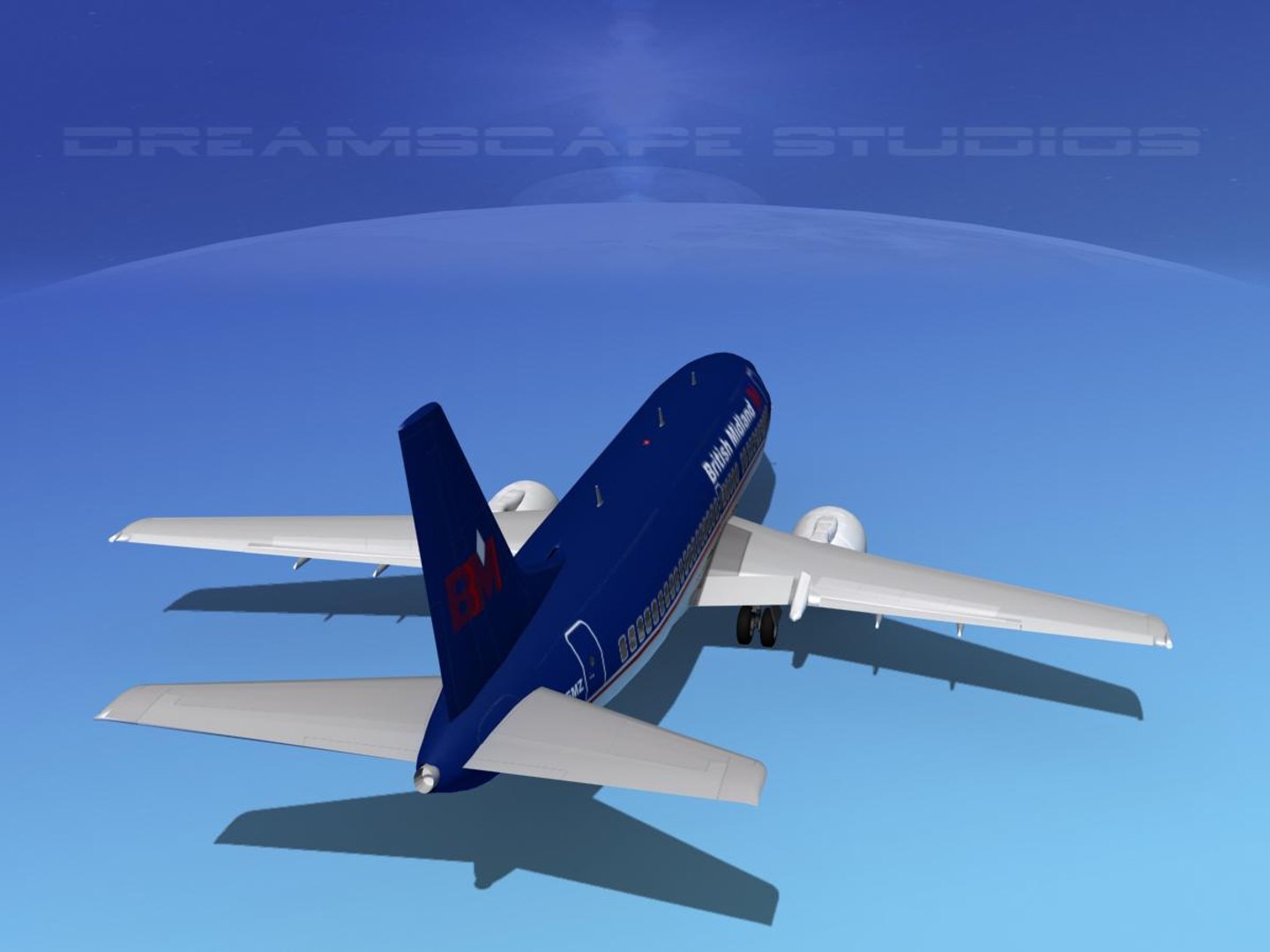 Boeing 737 737-300 3d Model