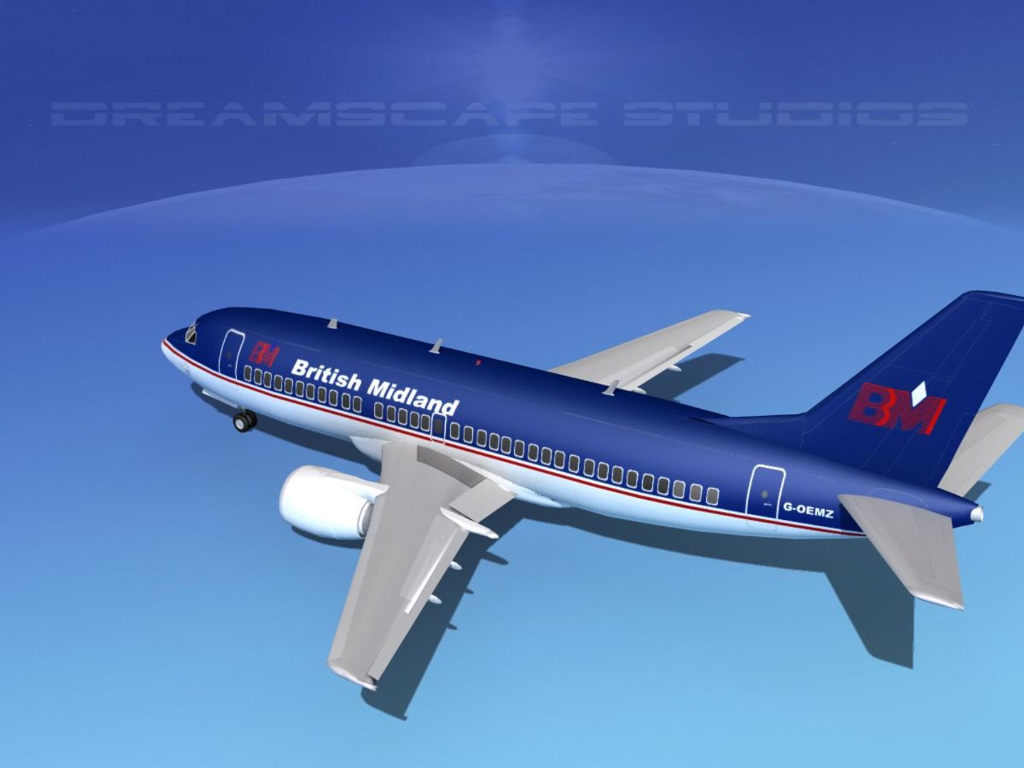 Boeing 737 737-300 3d Model