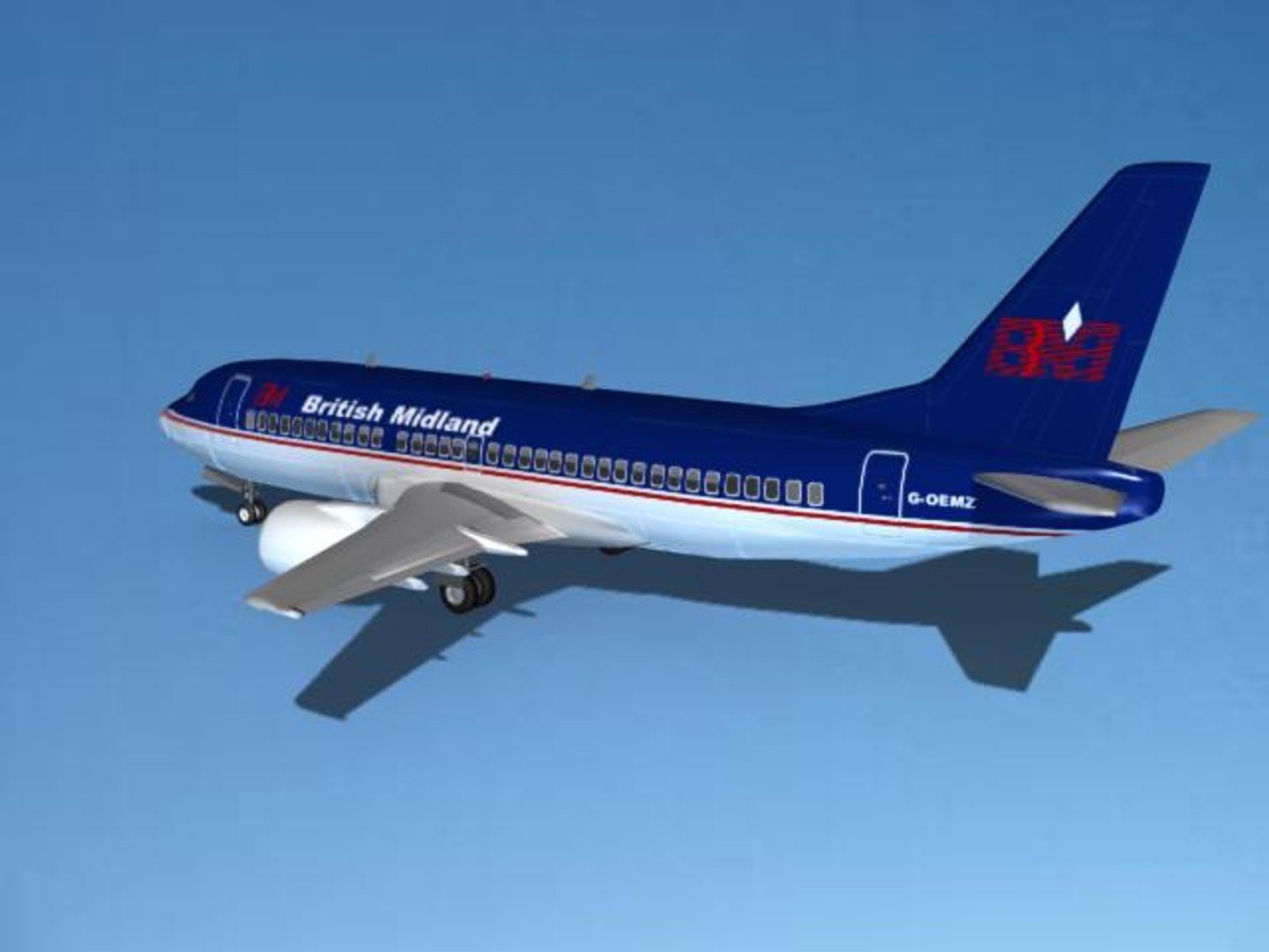 Boeing 737 737-300 3d Model
