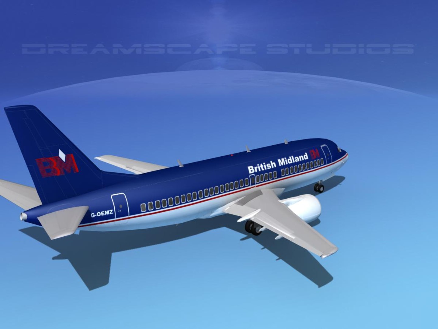 Boeing 737 737-300 3d Model