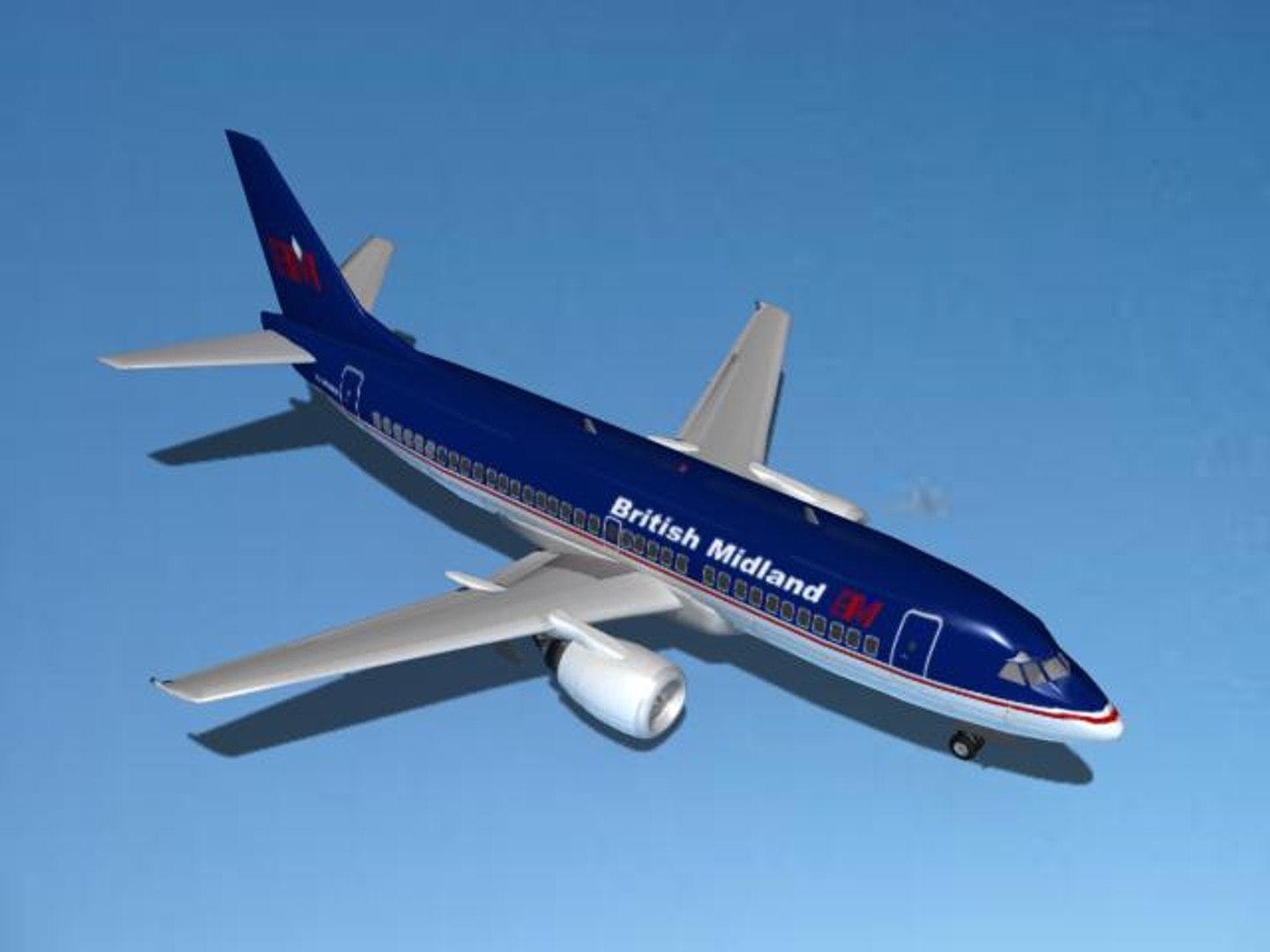 Boeing 737 737-300 3d Model