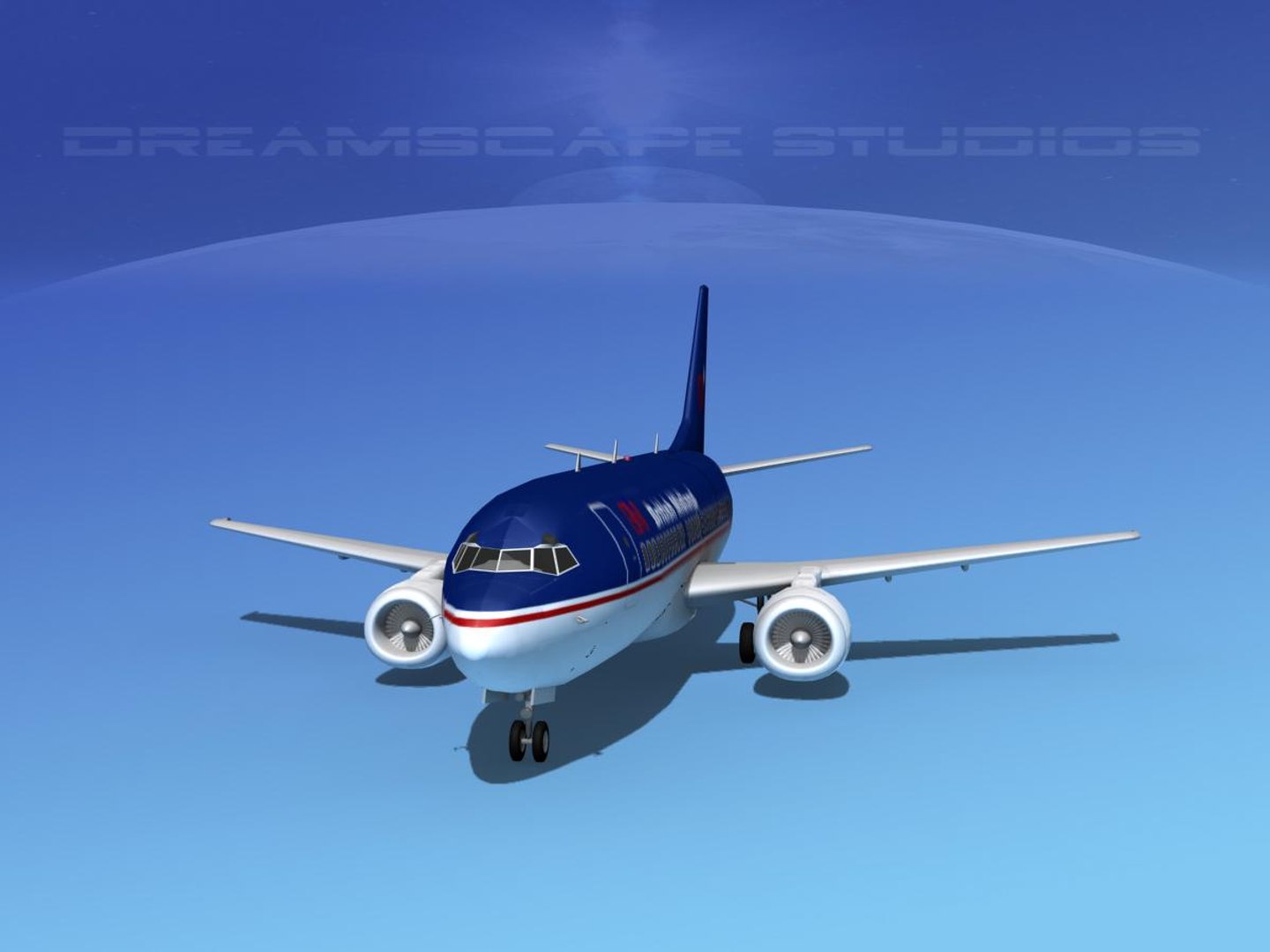 Boeing 737 737-300 3d Model