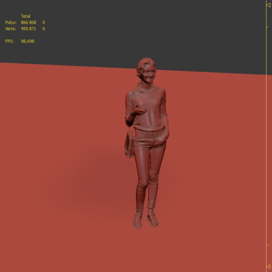 Scan People Smile 3d Max