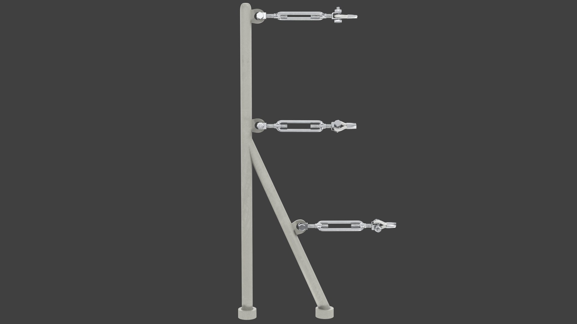 3D model Ship Handrails Post V4 - TurboSquid 2106420