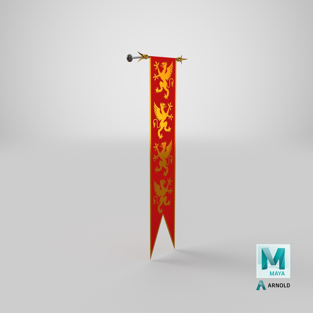 Knight Flag Model - TurboSquid 1679875