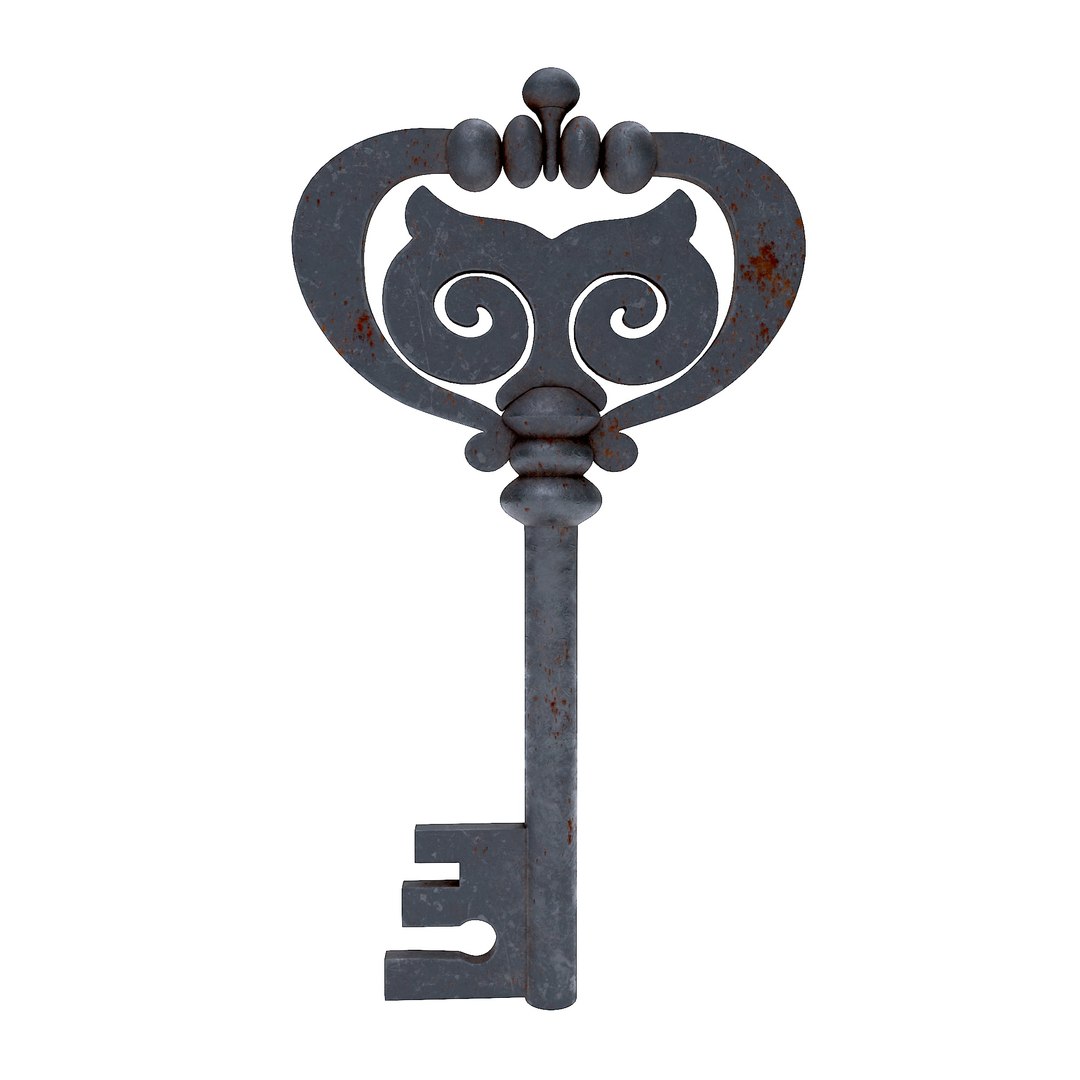 Ancient key 3D model - TurboSquid 1982769