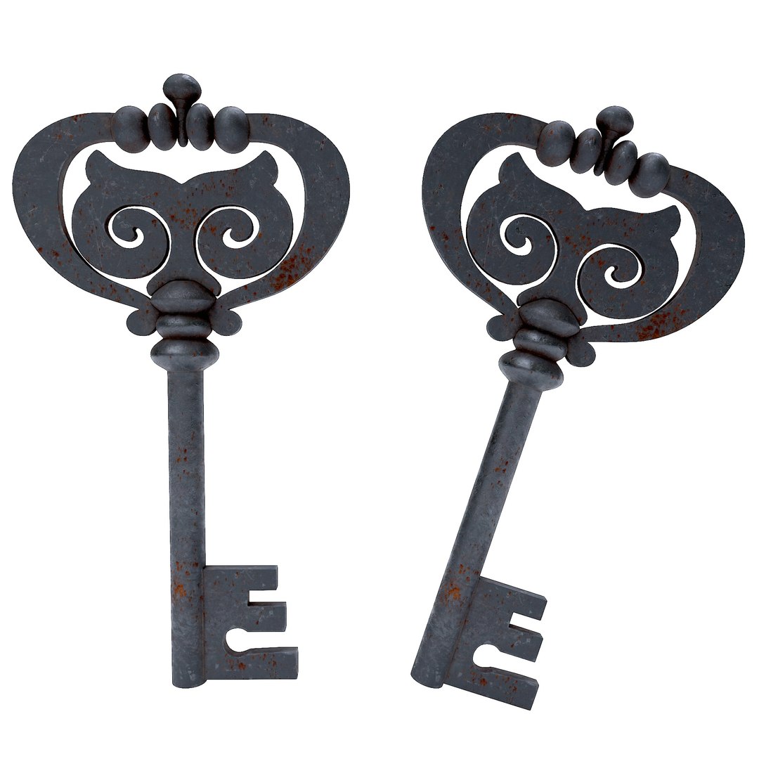 Ancient key 3D model - TurboSquid 1982769