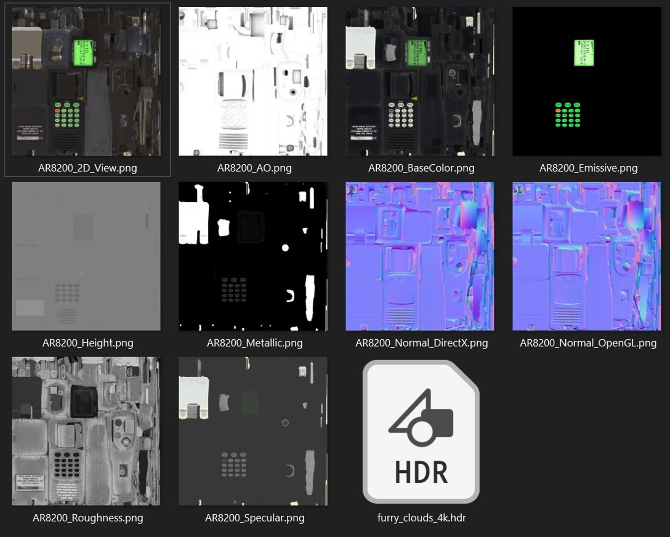 3D AOR AR8200 Mk3 handheld wideband receiver LowPoly - TurboSquid 1989680