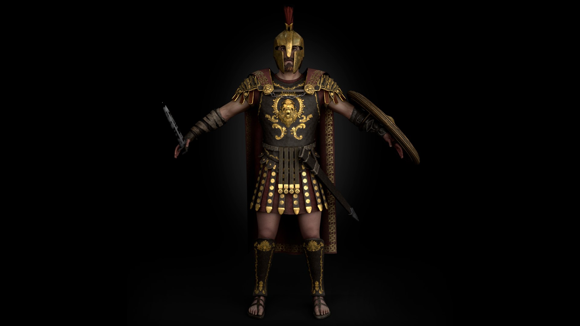 Rome Centurion 3D model - TurboSquid 1916719