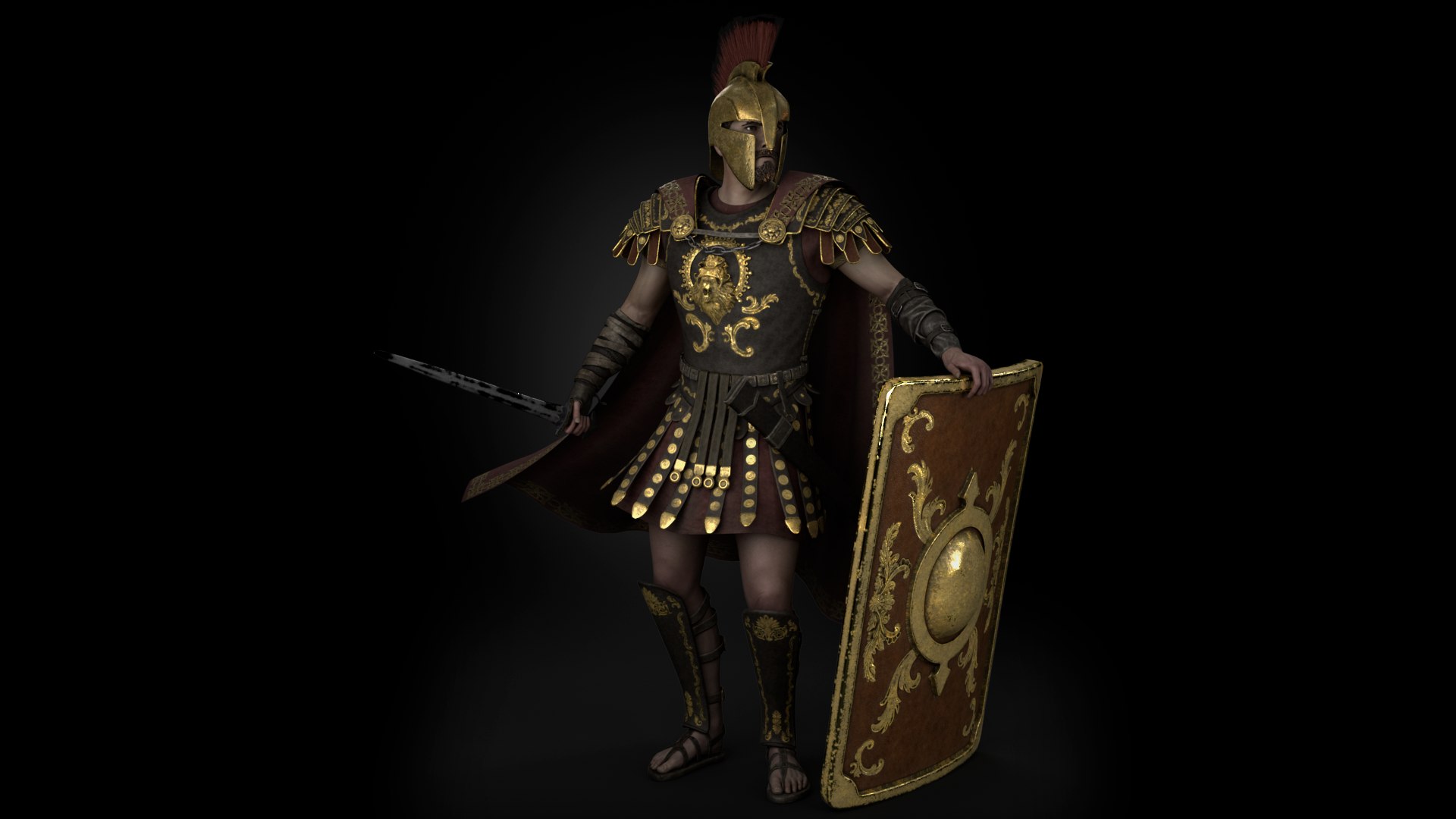 Rome Centurion 3D model - TurboSquid 1916719