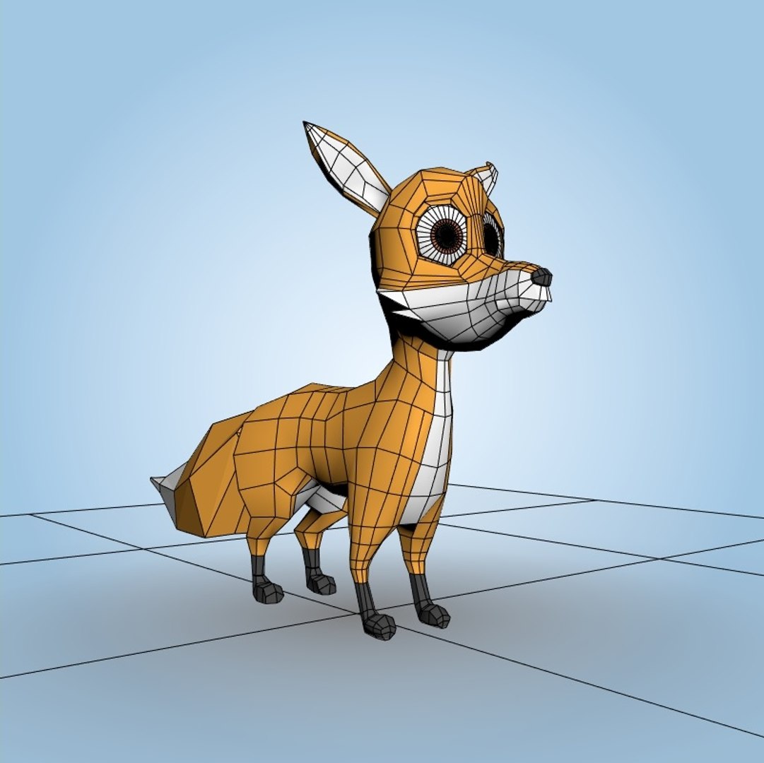 3D Model Fox - TurboSquid 1831549