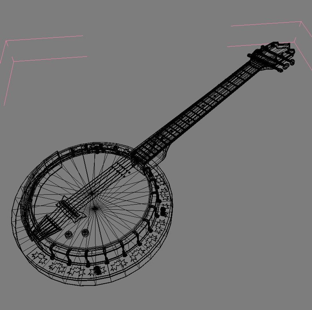 3d Banjo Instrument String