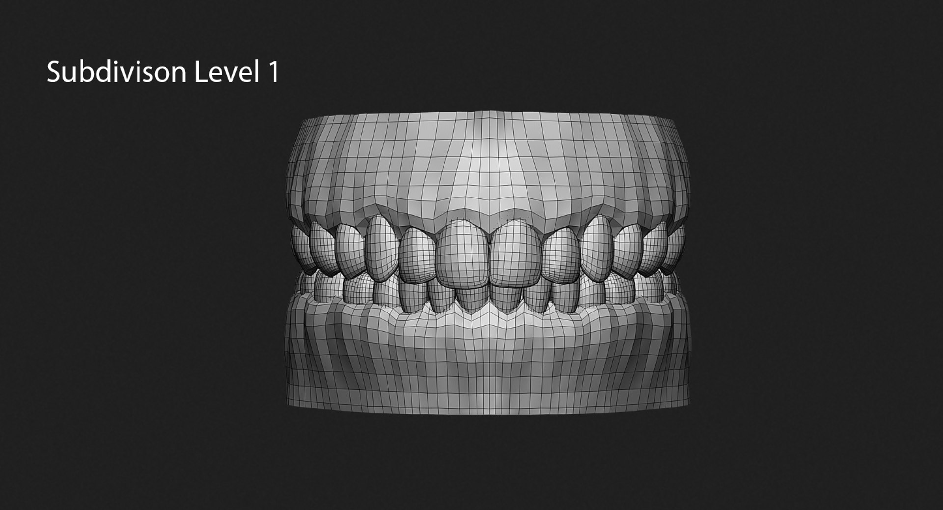 Teeth Sculpt Production 3d Obj