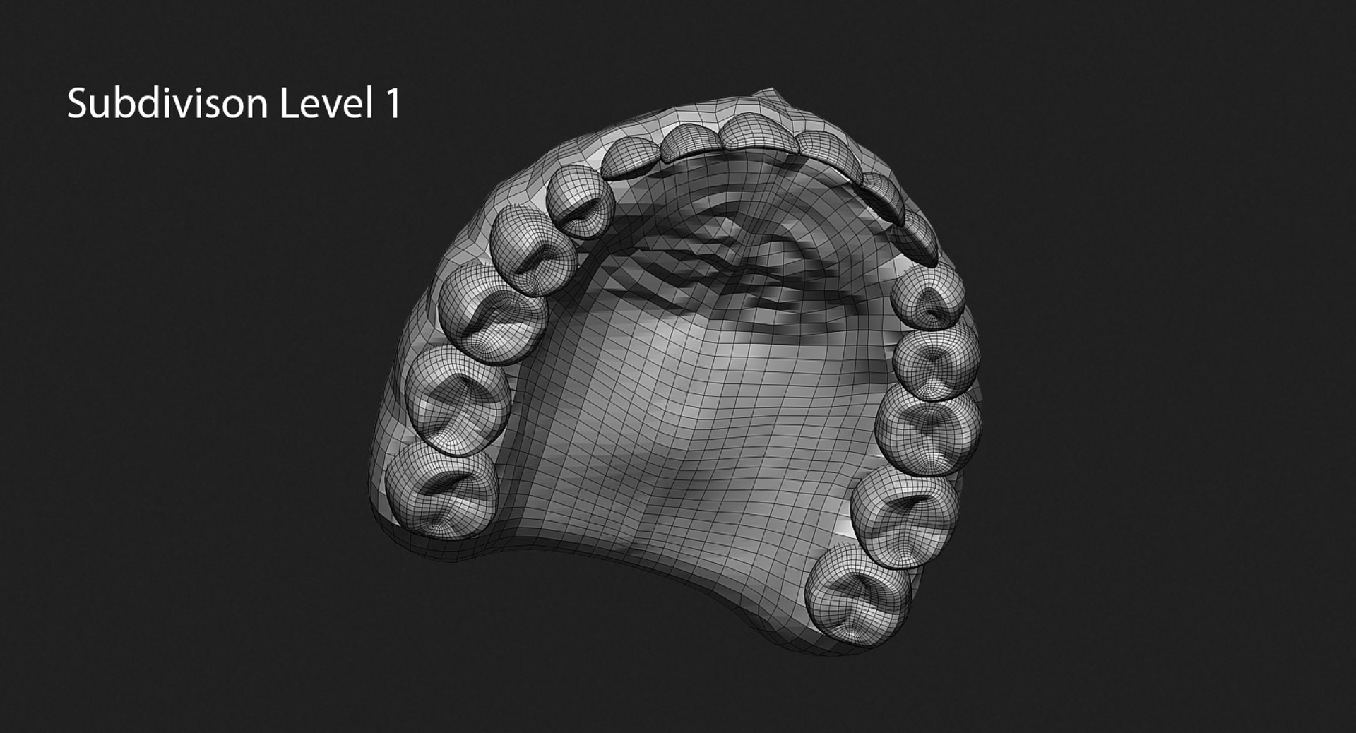 Teeth Sculpt Production 3d Obj