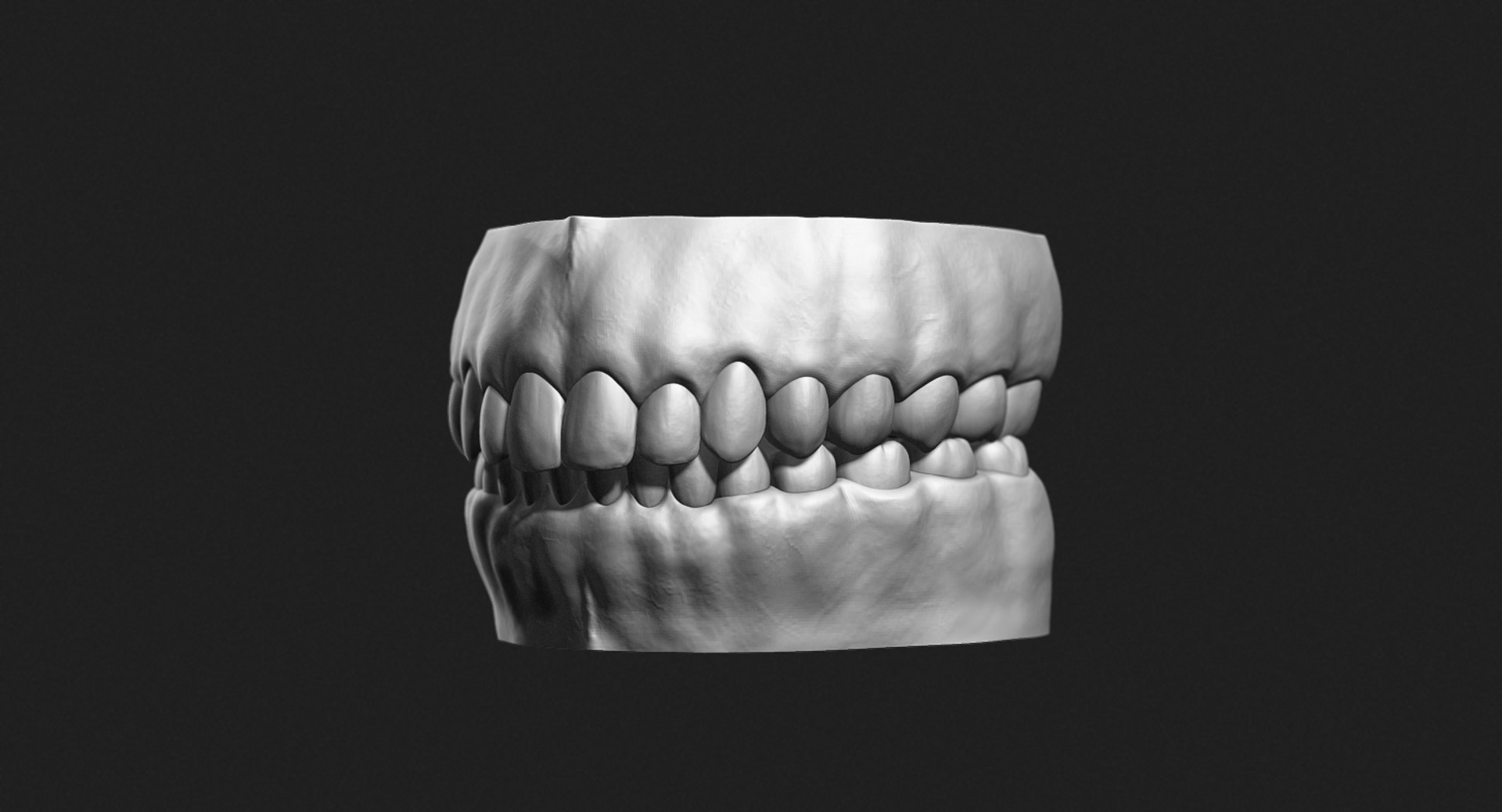 Teeth Sculpt Production 3d Obj