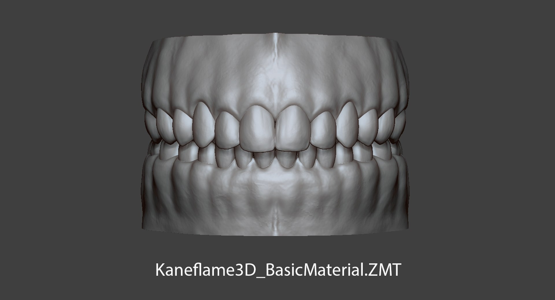Teeth Sculpt Production 3d Obj