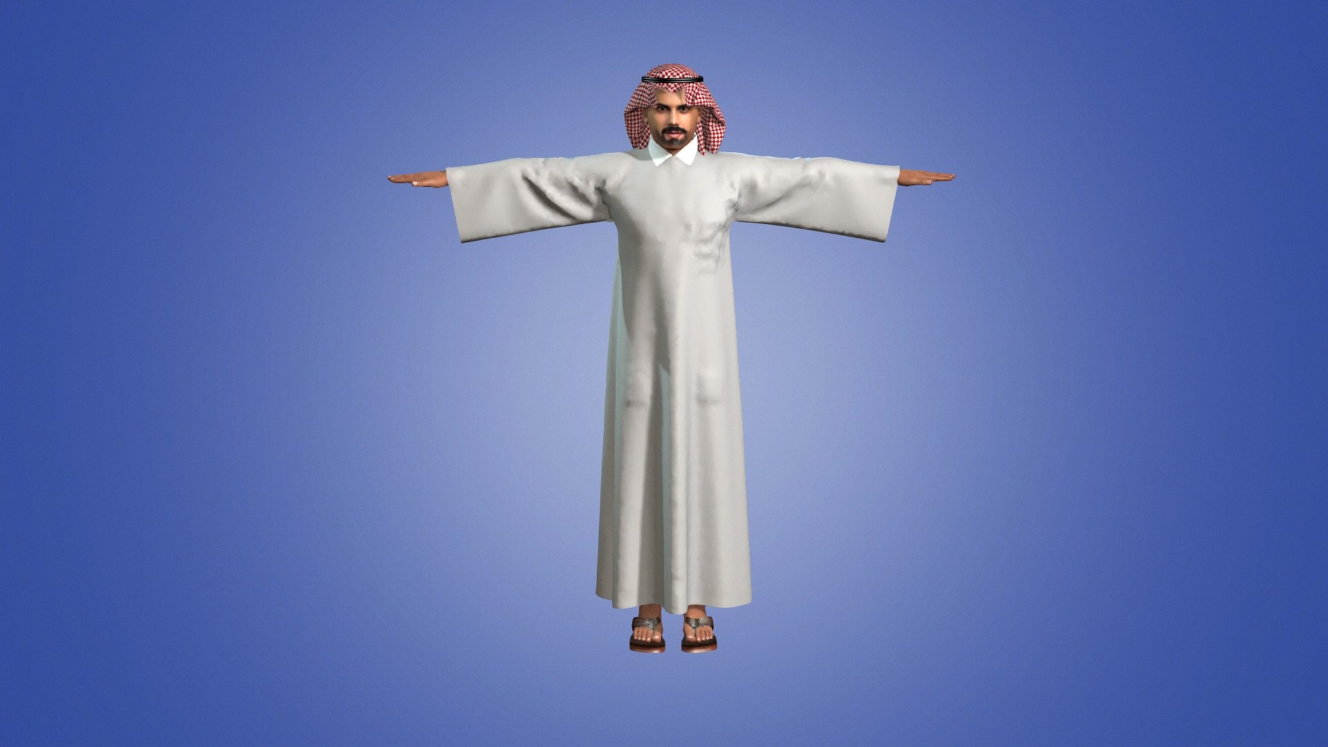 Character Arab Rig Model - TurboSquid 1690048