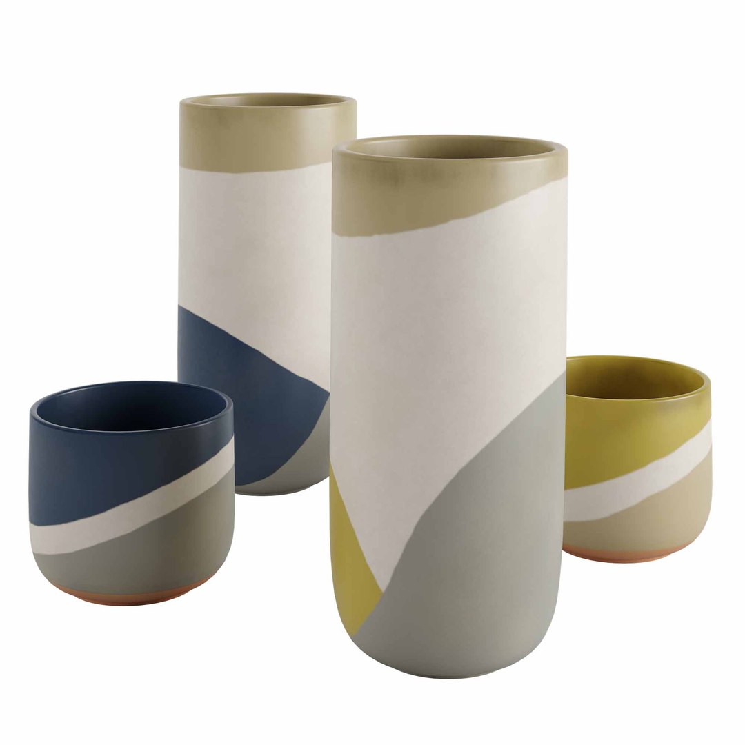 Modern abstract design vases 3D - TurboSquid 2167856