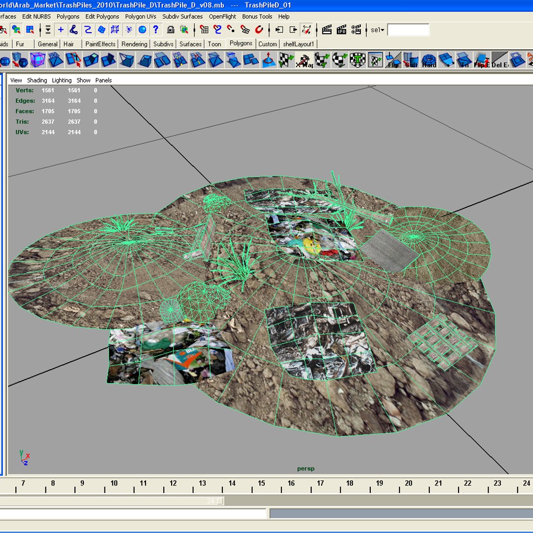 3d Garbage Dump Model