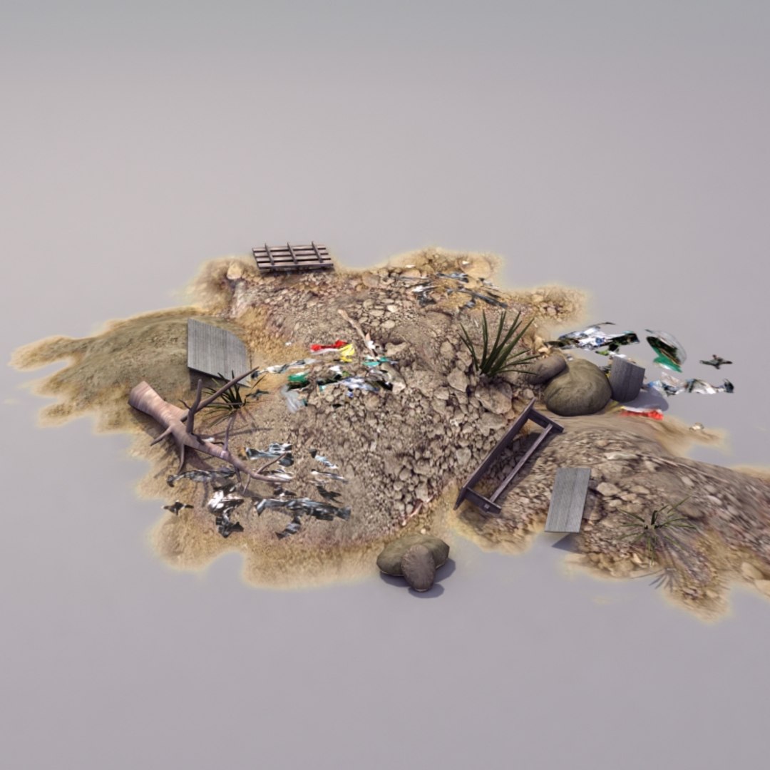 3d Garbage Dump Model