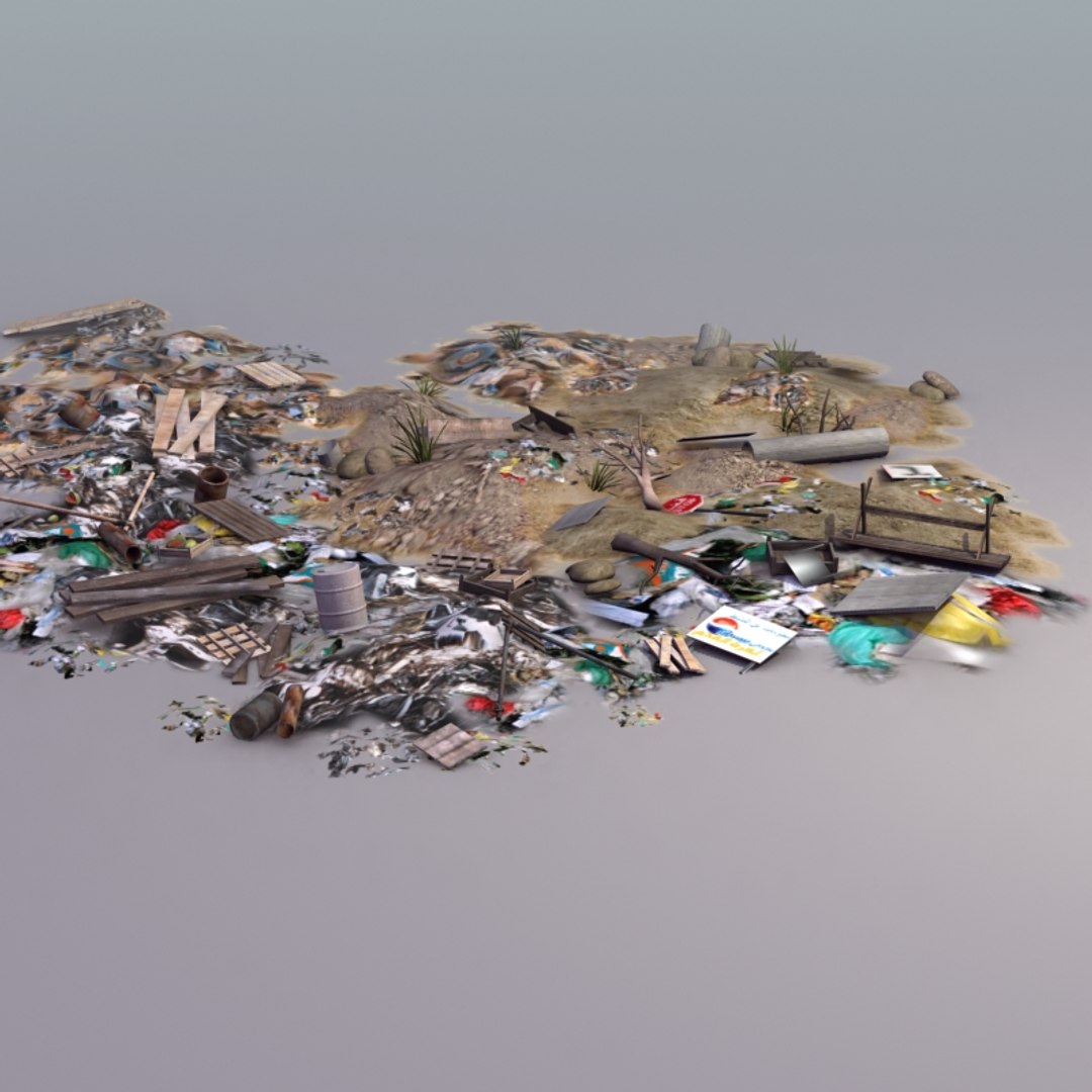 3d Garbage Dump Model
