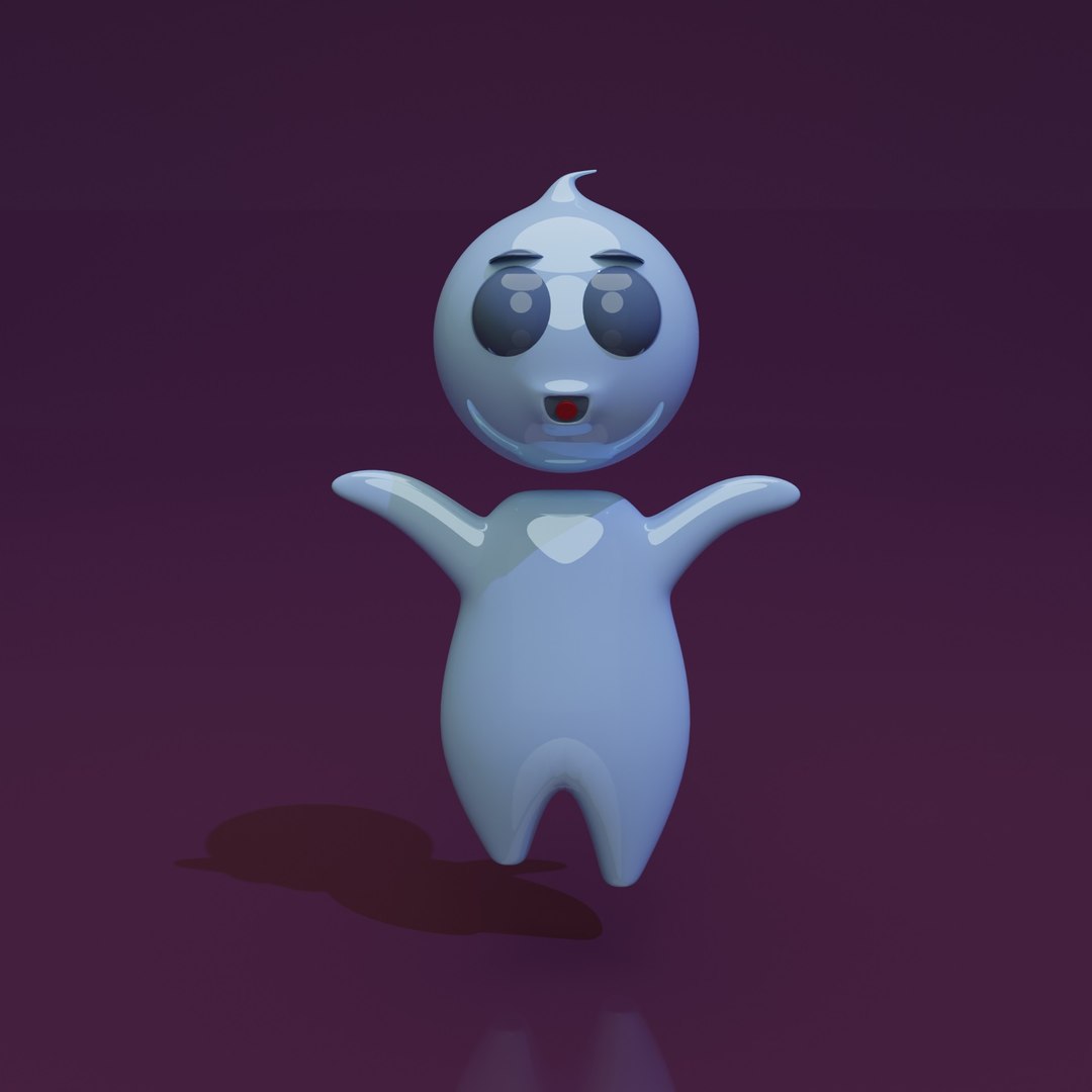 Cartoonish Character 3D Model - TurboSquid 1836609
