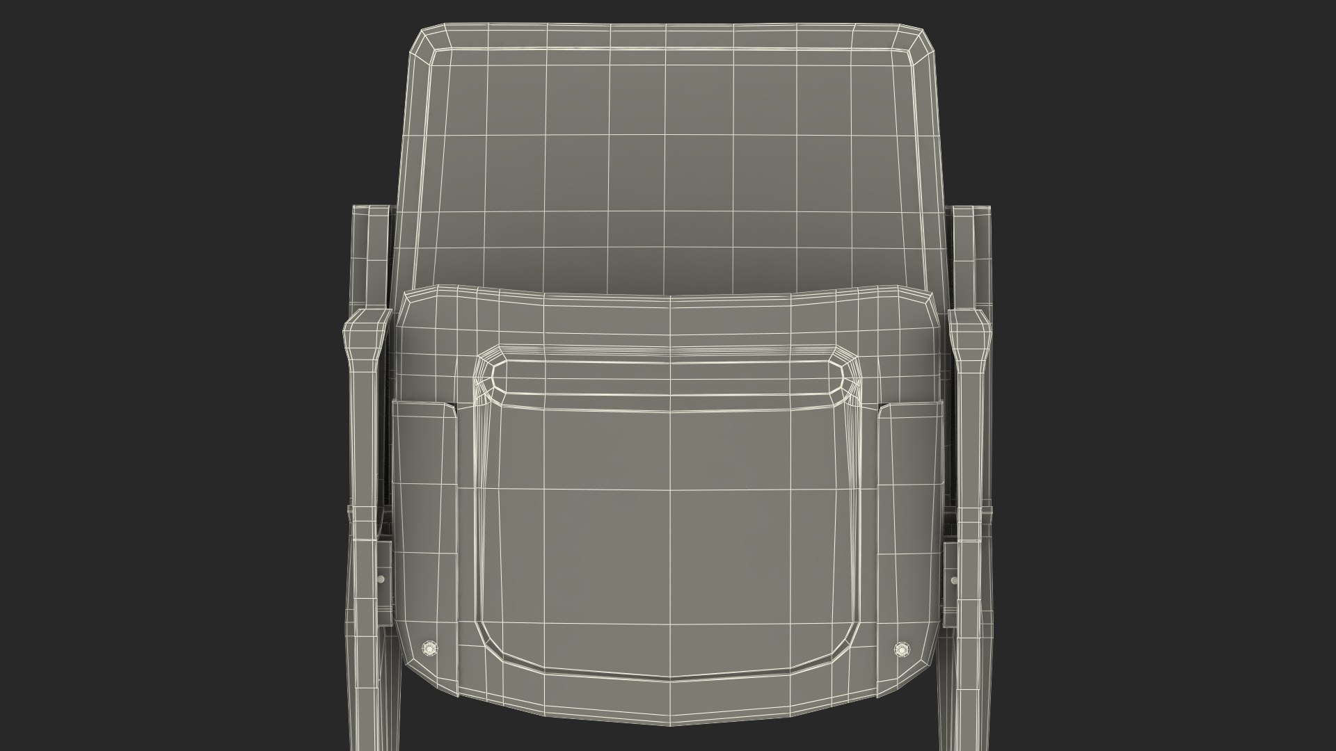 Plastic Stadium Seat model - TurboSquid 1947558