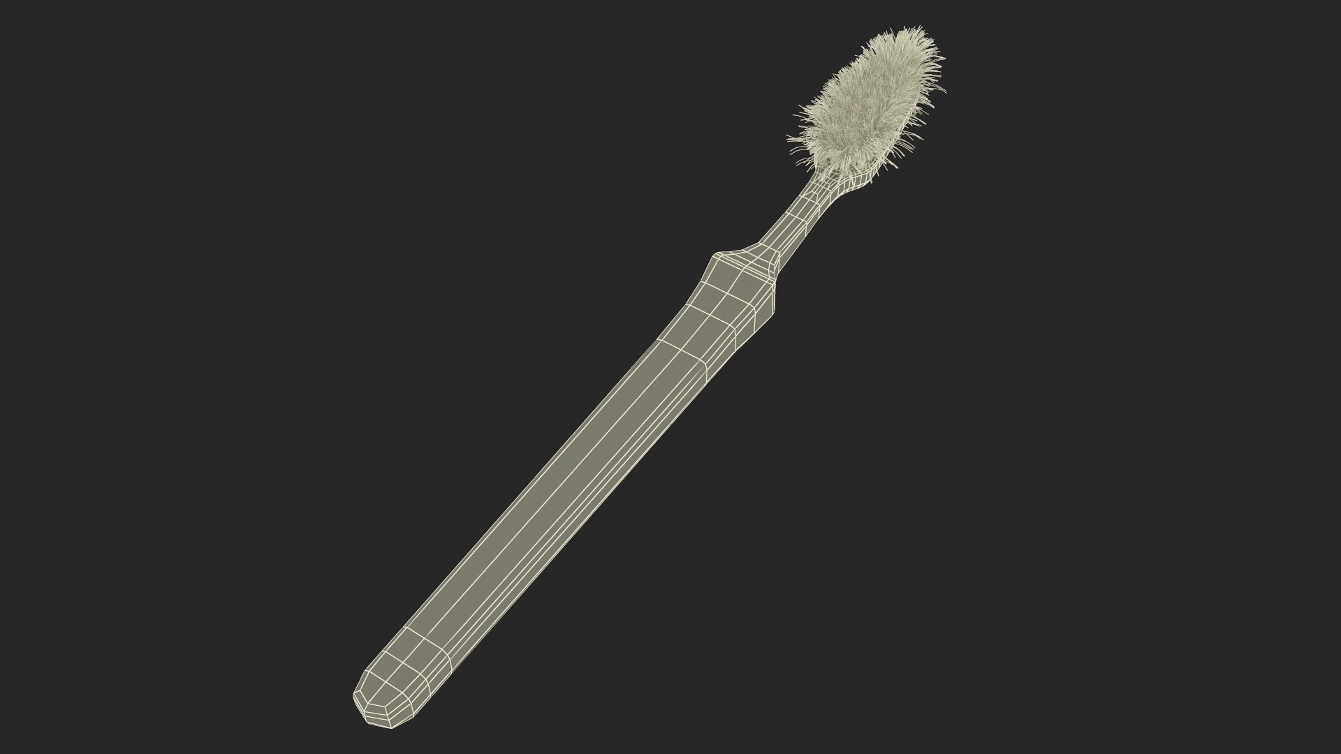 Used Dirty Toothbrush 3D Model - TurboSquid 2297192