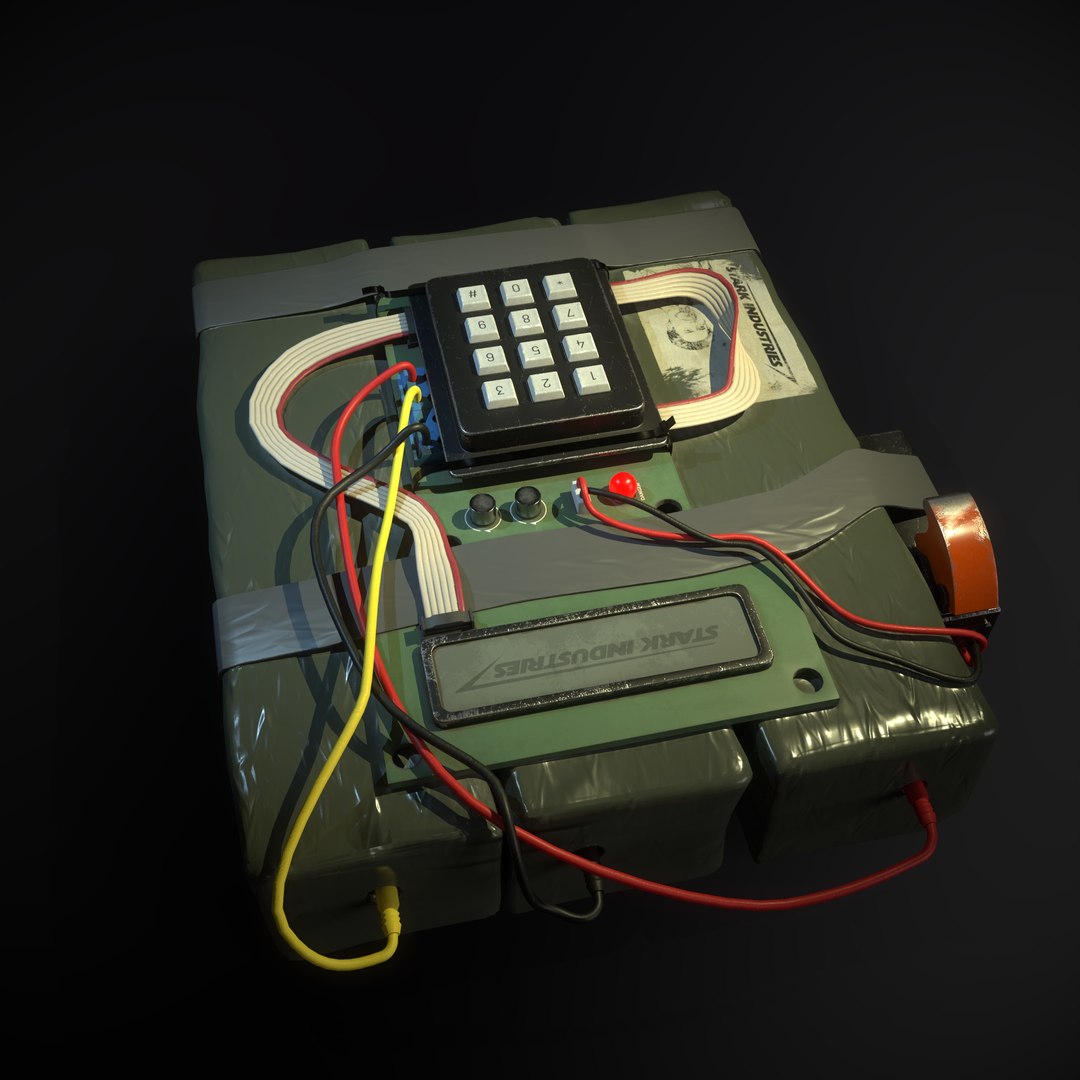 3D Bomb Model - TurboSquid 2084500