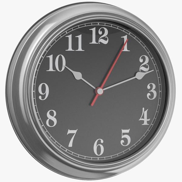 Wall Clock 04 3D - TurboSquid 1949513
