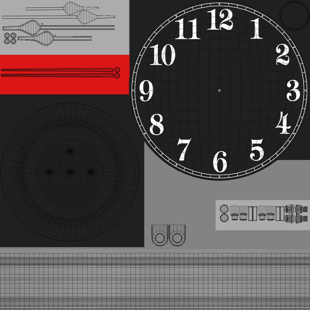 Wall Clock 04 3D - TurboSquid 1949513