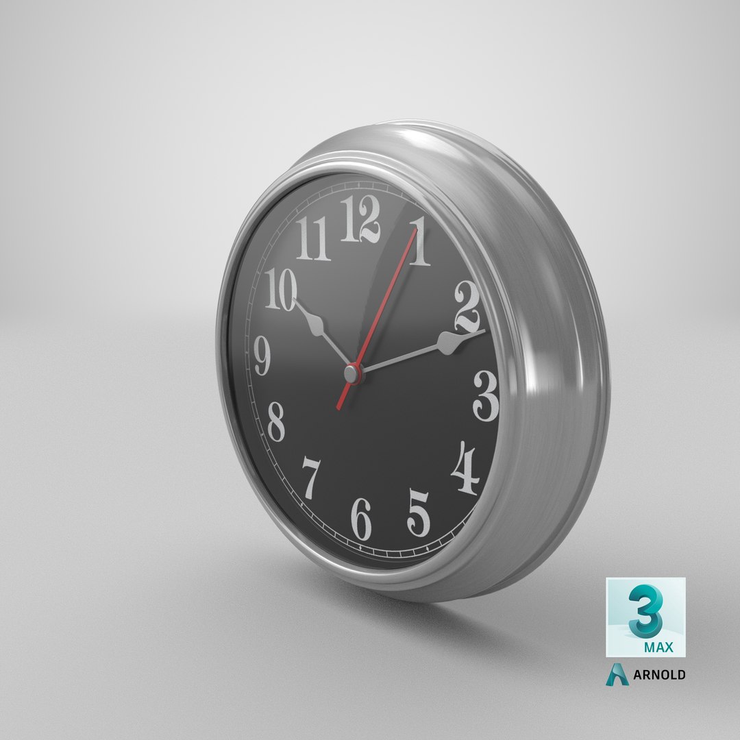 Wall Clock 04 3D - TurboSquid 1949513