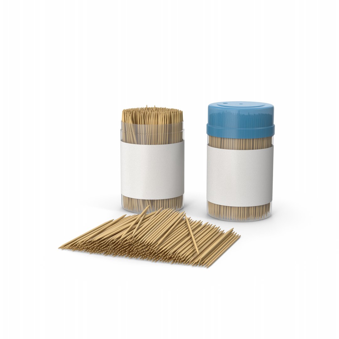 Toothpick Packs 3D Model - TurboSquid 1893681