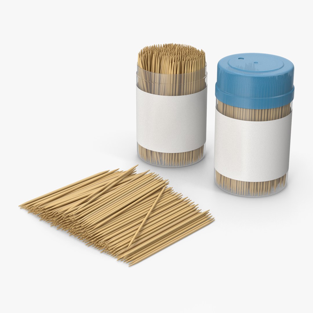 Toothpick Packs 3D model - TurboSquid 1893681