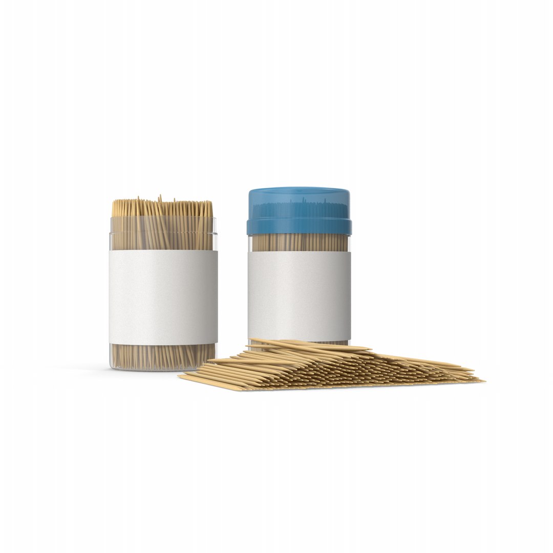 Toothpick Packs 3D Model - TurboSquid 1893681